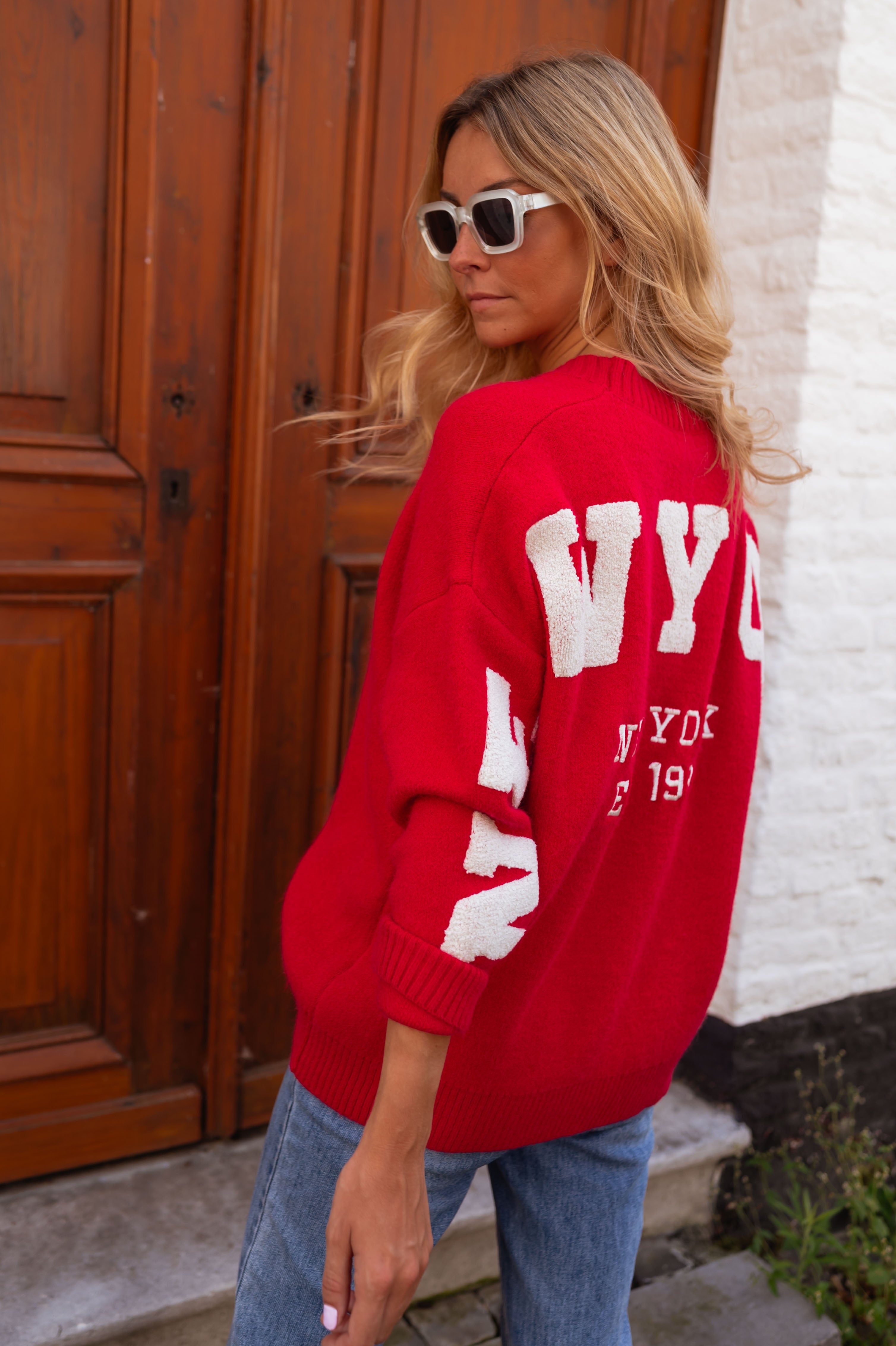 Gilet Soho - Rouge - Loose – Easy Clothes