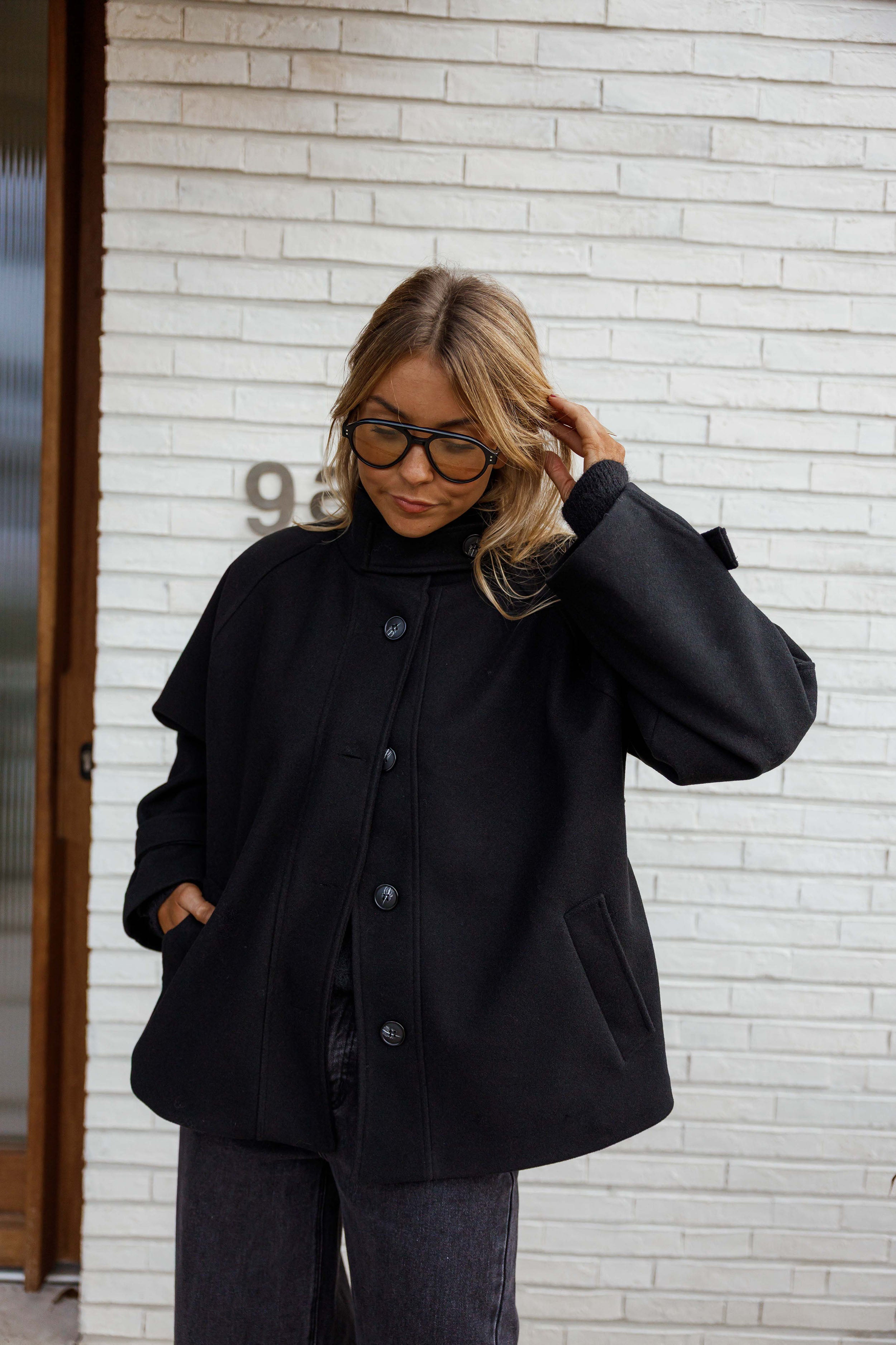 Manteau Gerald - Noir - Loose – Easy Clothes