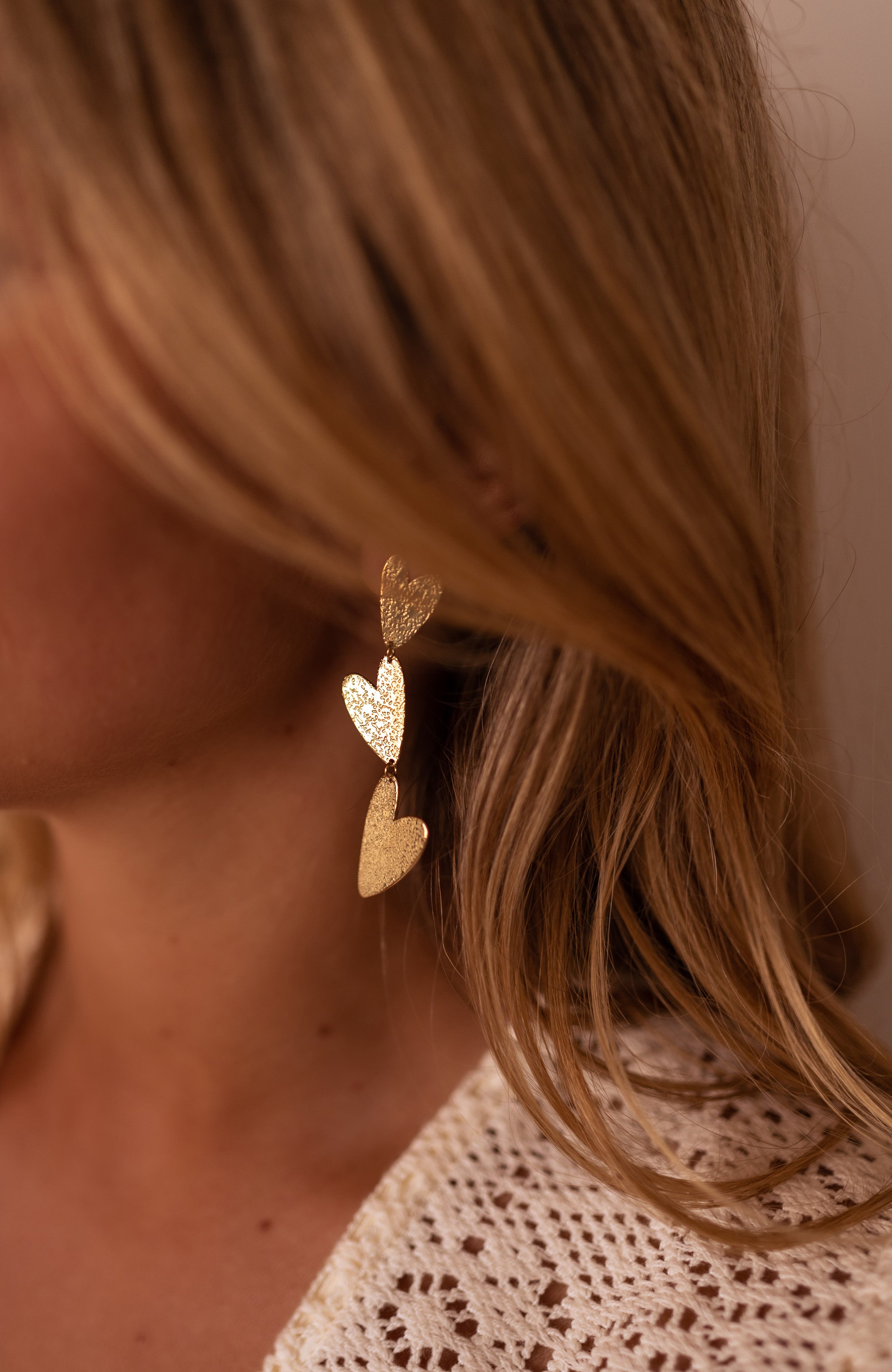Boucles d’oreilles Lamy - dorées – Easy Clothes