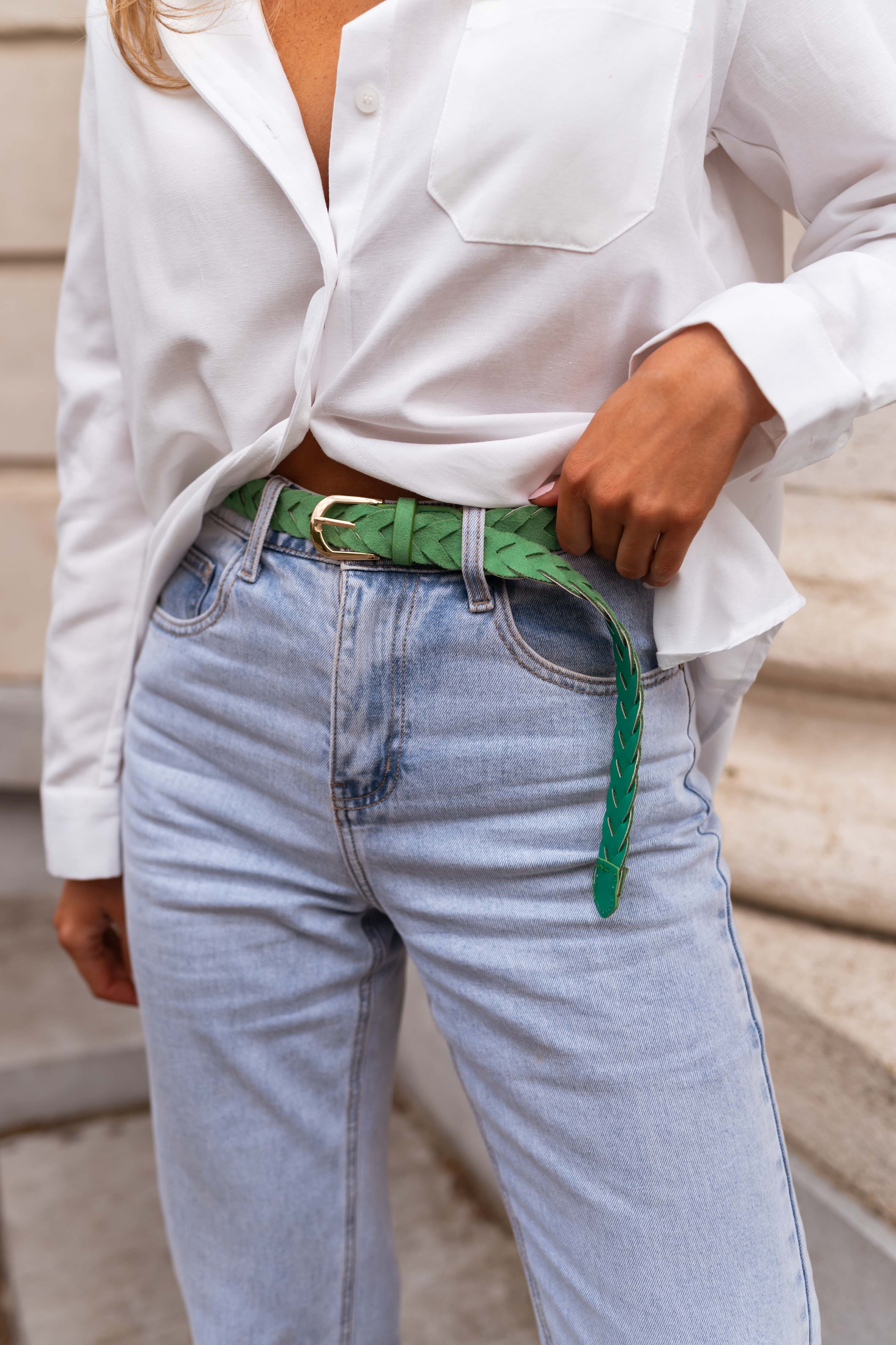 Ceinture Aaron - Verte - Accessoires – Easy Clothes