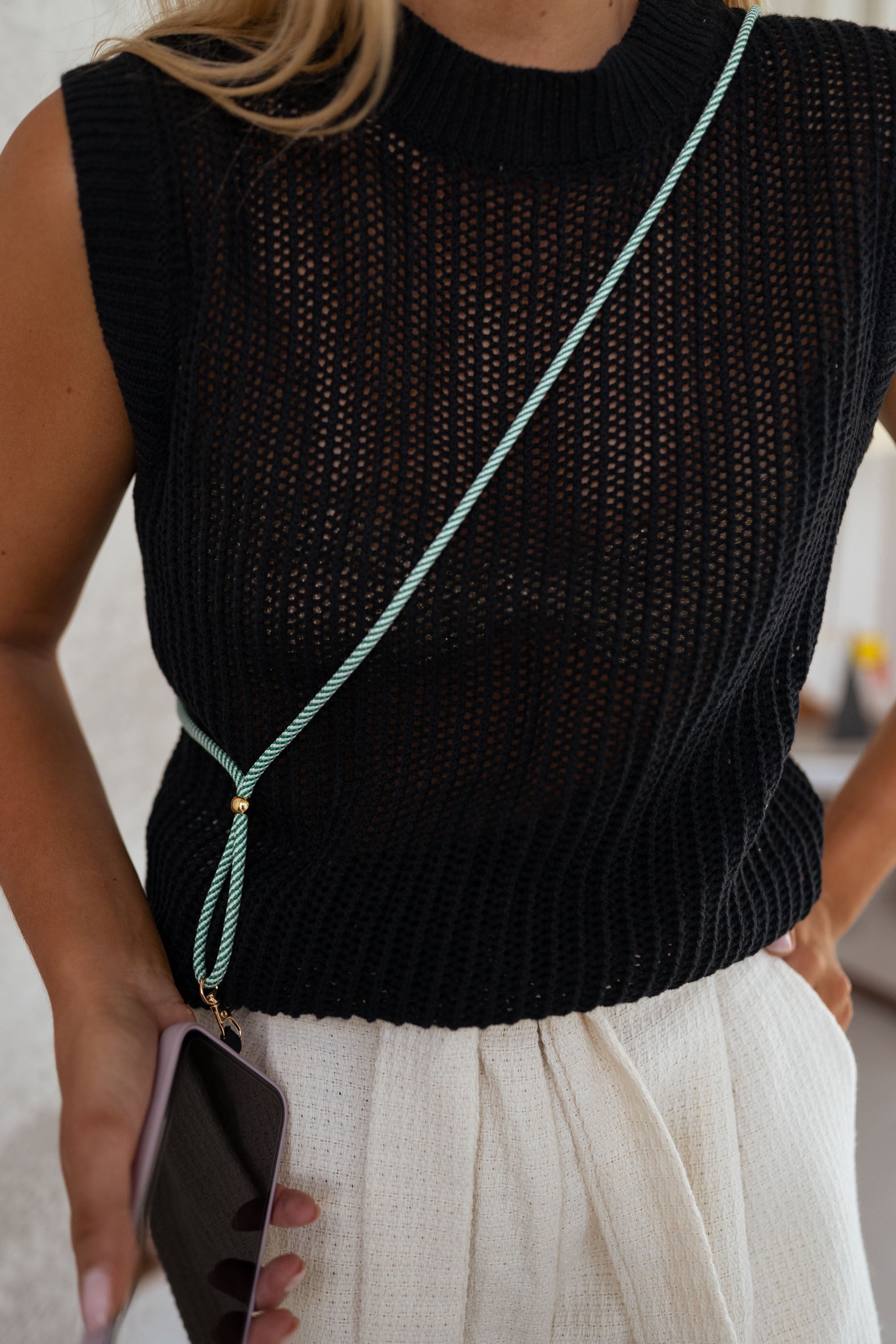 Cordon de téléphone Haki - vert – Easy Clothes