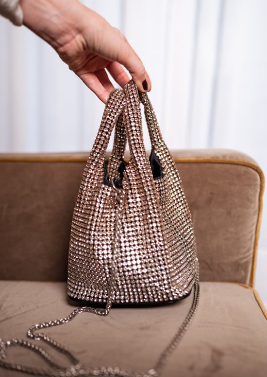 Sac Strass Doré - Holy - Nos Accessoires – Easy Clothes