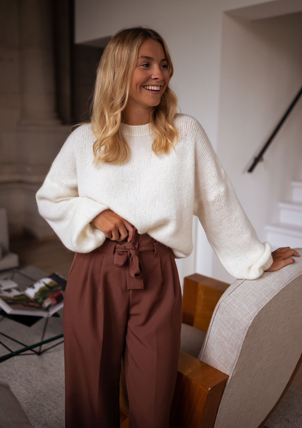 Pull Joela - écru – Easy Clothes