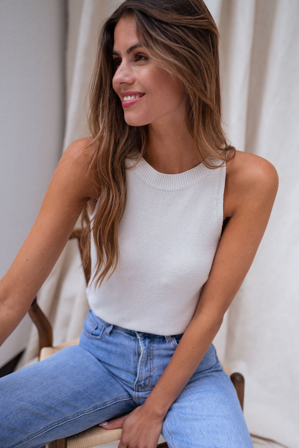 Top Spencer - beige – Easy Clothes